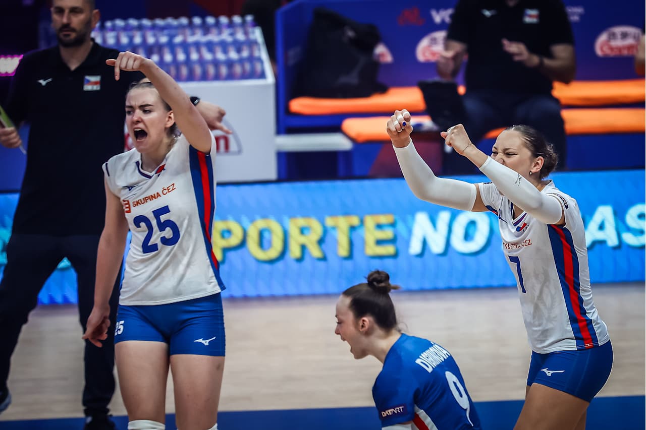 VNL'in yeni ekibi Çekya'dan ikinci galibiyet - Voleybolunsesi